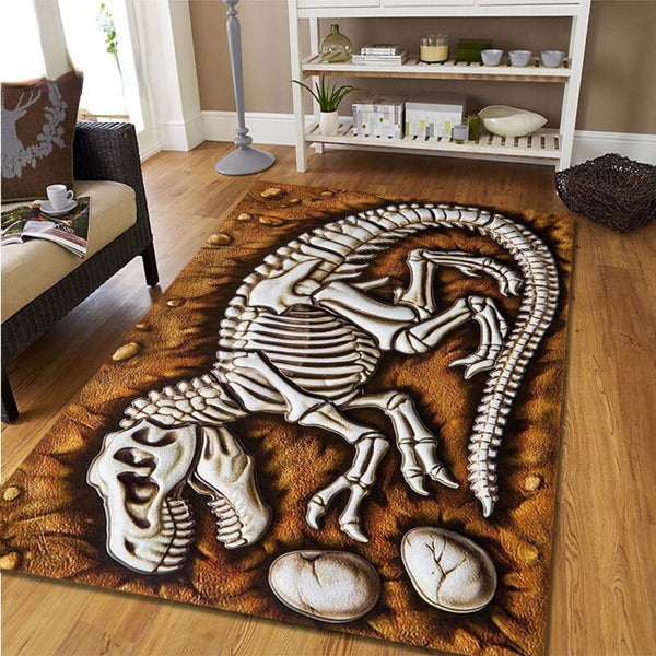 Dinosaur Dino Carpet Rug Mat Play Room Fossil Jurassic Park T Rex Game ...